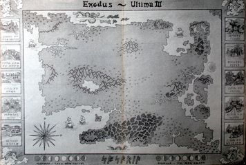 Ultima III map of Sosaria - The Codex of Ultima Wisdom, a wiki for ...